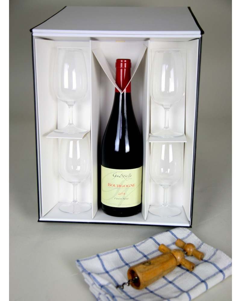 Box insert for 3 bottles - packaging for 3 bottles