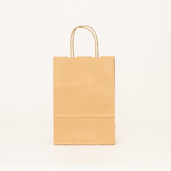 Twisted handles bag - kraft paper.